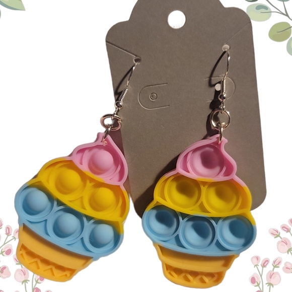 Hand Crafted | Jewelry | Pop It Fidget Handmade Earrings Hypoallergenic ...